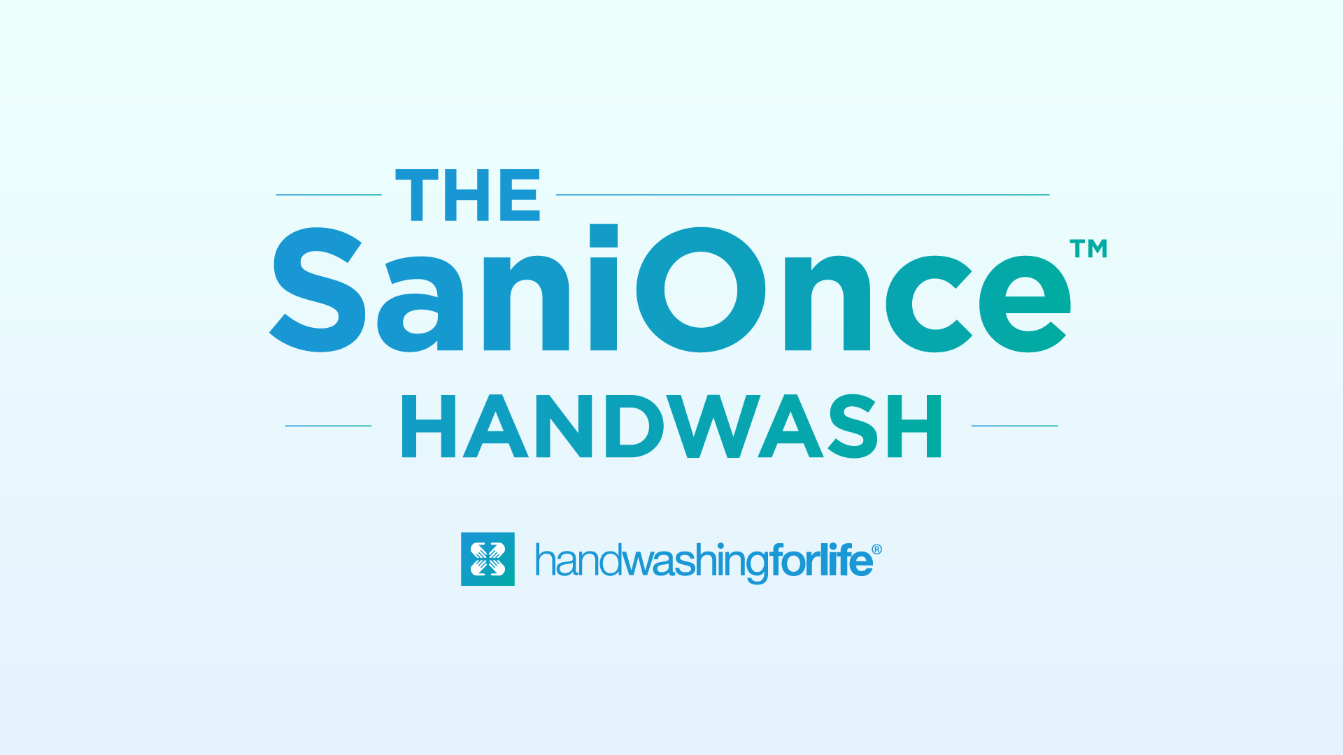 SaniOnce™ Handwash - HandwashingForLife®